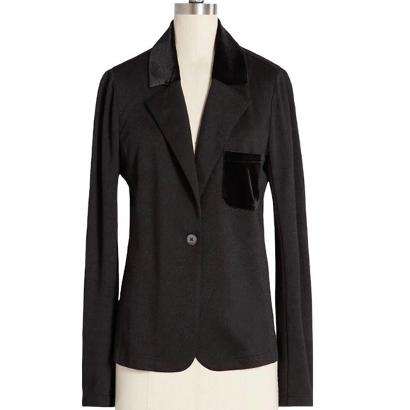 Modcloth | Jackets & Coats | Modcloth The Sheen Of Success Blazer Black ...